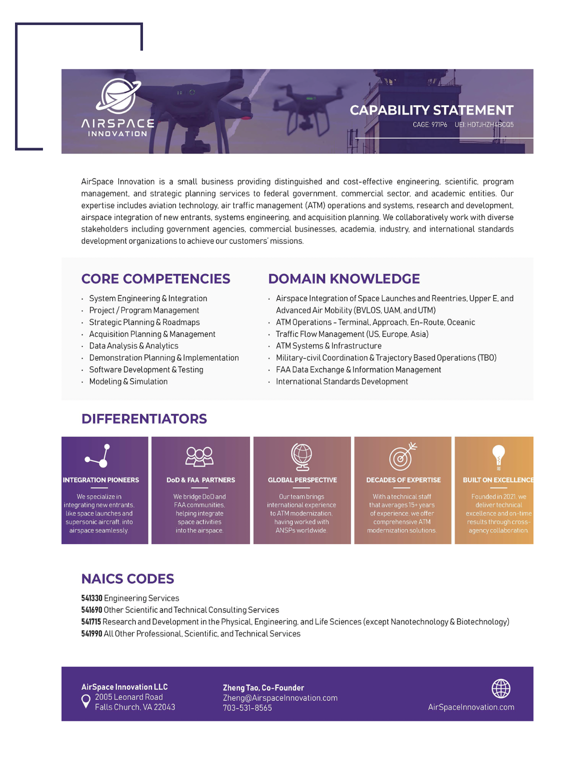 Capability Statement - Federal Contracting Alliance